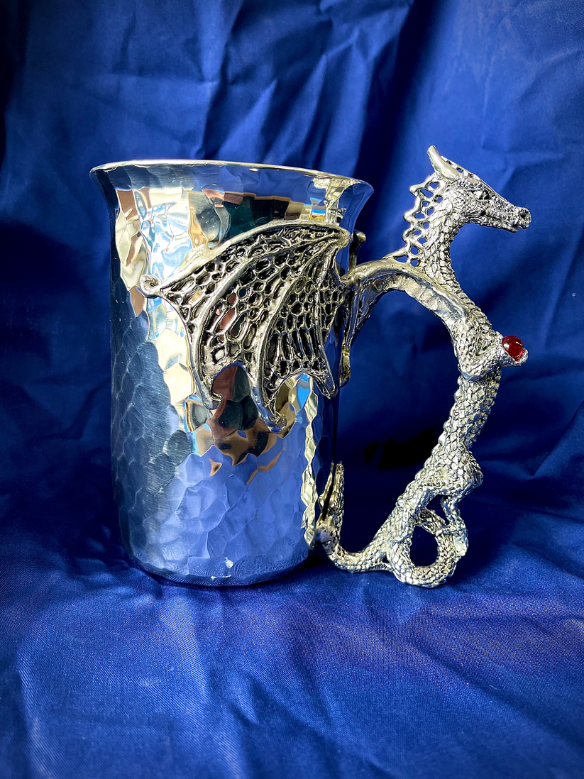 Lace Wing Dragon Stein Fellowship Foundry Pewtersmiths